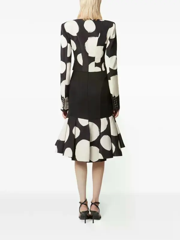 Nina Ricci Double-flounce Midi Skirt