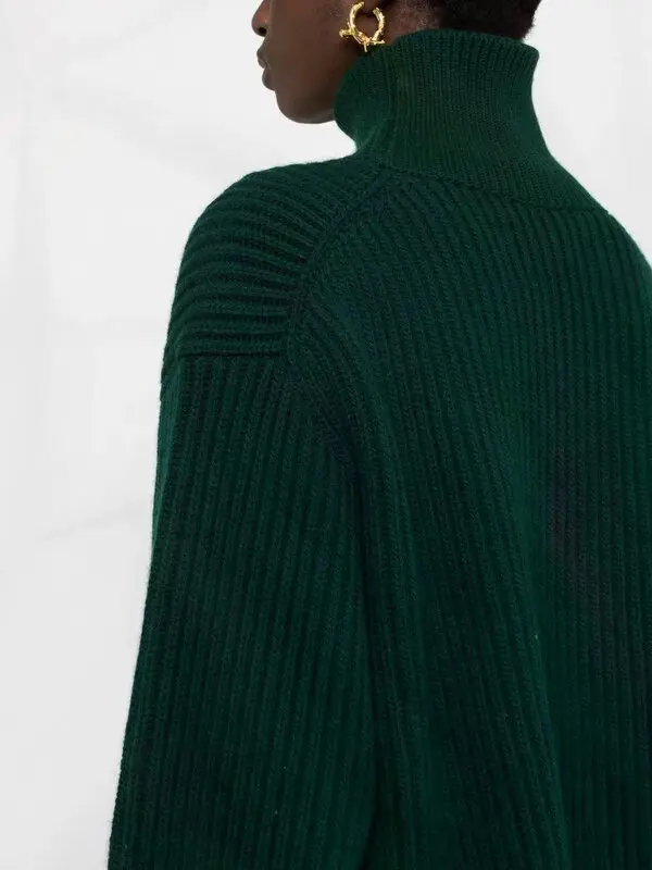 JIL SANDER Roll-neck Ribbed-knit Jumper