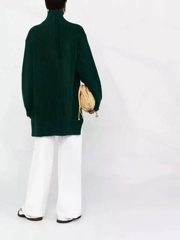 JIL SANDER Roll-neck Ribbed-knit Jumper