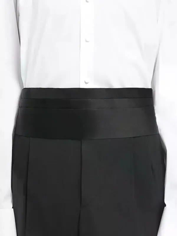 Prada Satin Tuxedo Cummerbund
