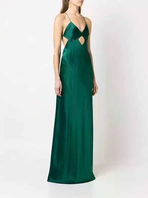 Michelle Mason Cut-out Detail Gown