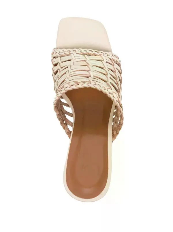 Staud Blair Woven Wedge Sandals