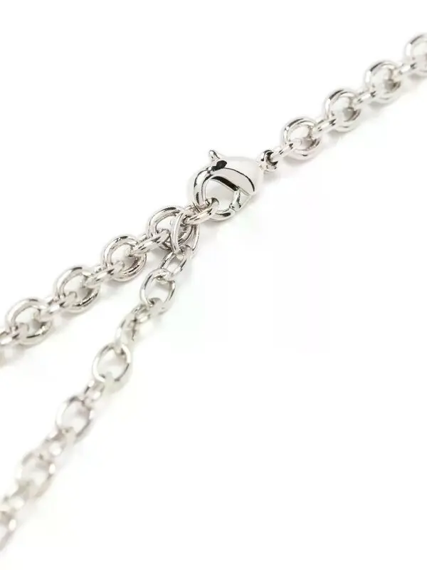 Mach & Mach Heart-shape Crystal Necklace