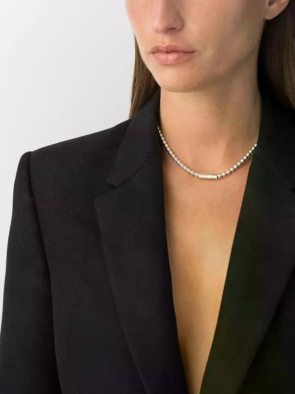 Le Gramme 51g Polished Beaded Necklace