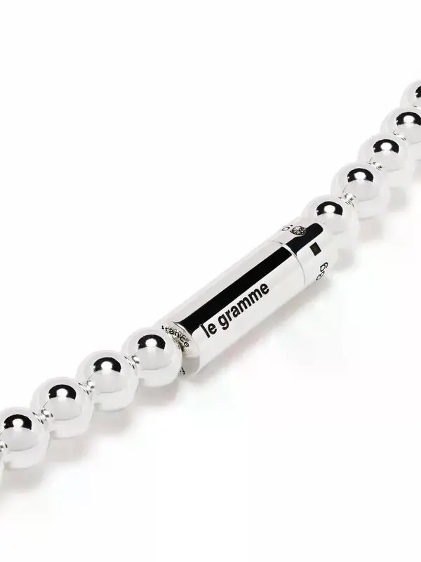 Le Gramme 51g Polished Beaded Necklace