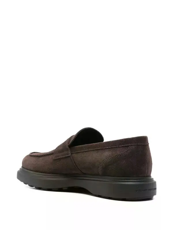 STUART WEITZMAN Suede Loafers