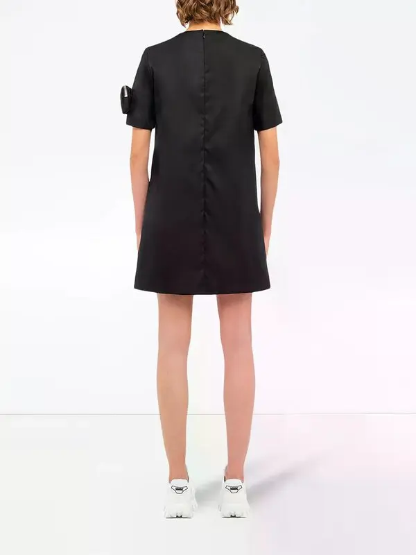 Prada Logo-pouch Shift Dress