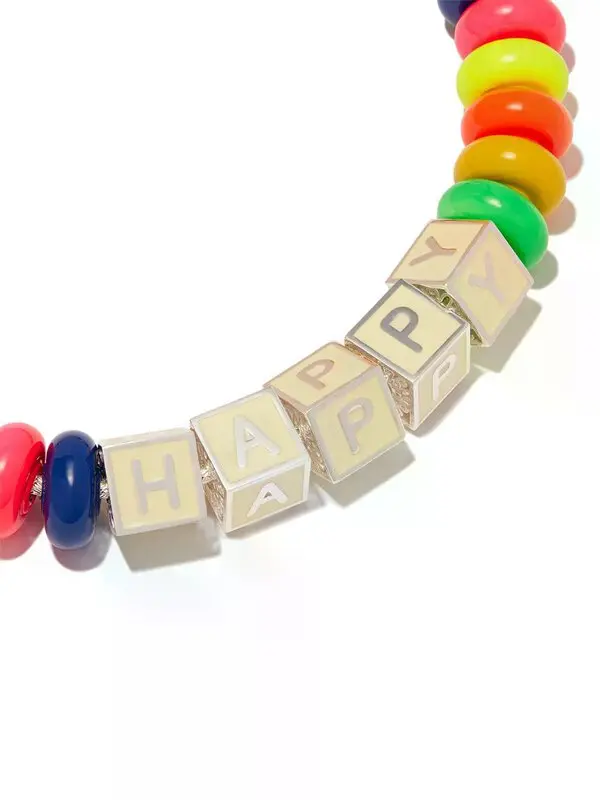 Lauren Rubinski Sterling Happy Beaded Necklace
