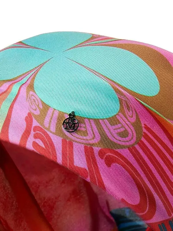 MAISON MICHEL Irina Graphic-print Headscarf