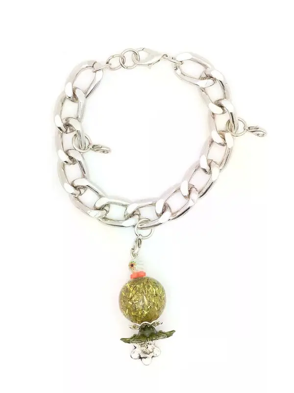 AMIR SLAMA Interchangeable Bracelet And Drop Pendant Earrings