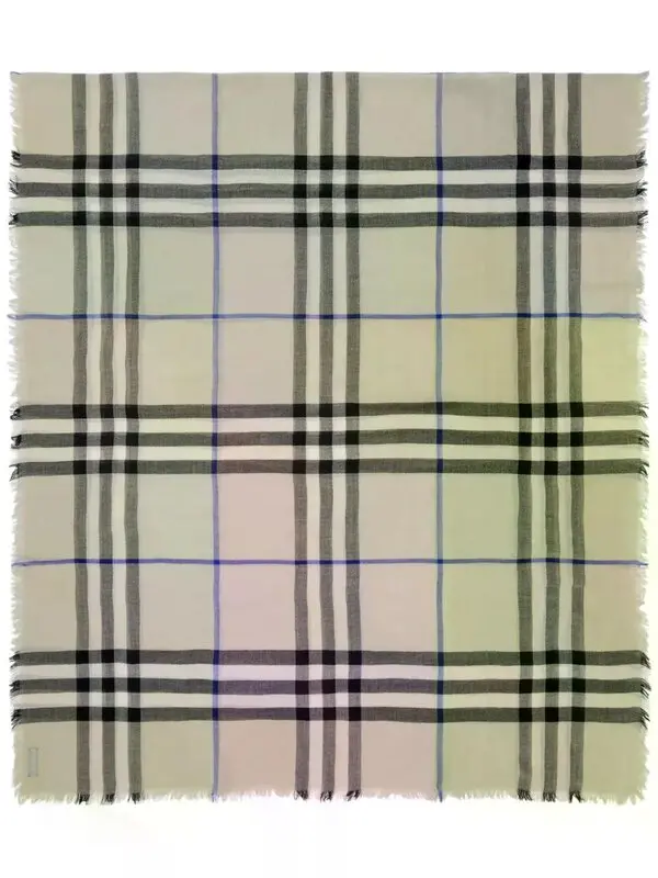 Burberry Vintage Check Wool Scarf - Neutrals