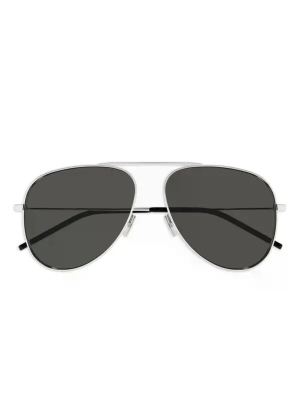 Saint Laurent Pilot-frame Sunglasses - Silver