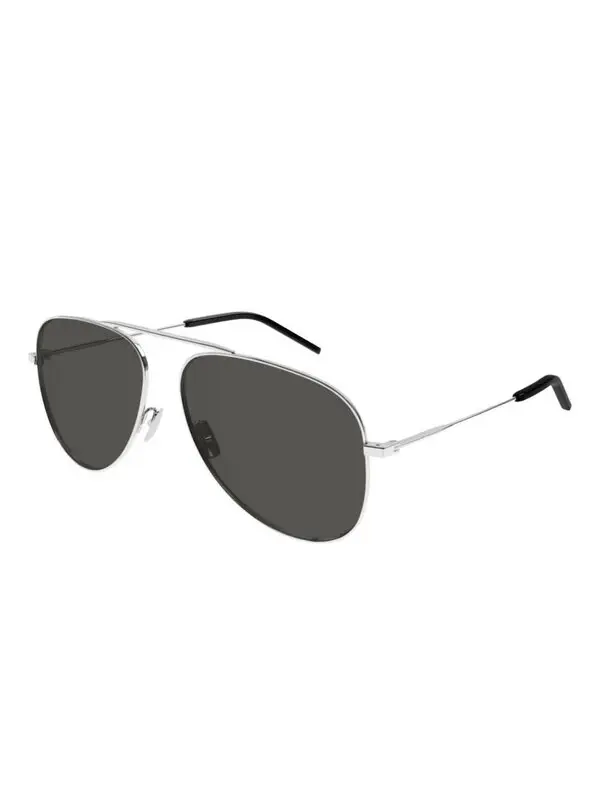 Saint Laurent Pilot-frame Sunglasses - Silver