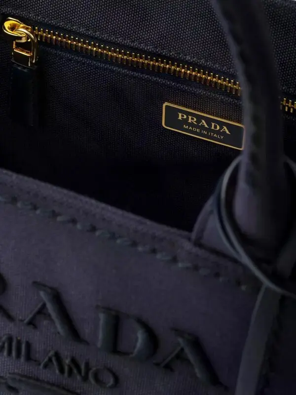 Prada Small Jardinière Tote - Blue