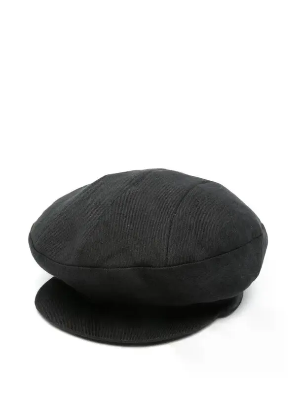 Yohji Yamamoto Linen Cap - Black