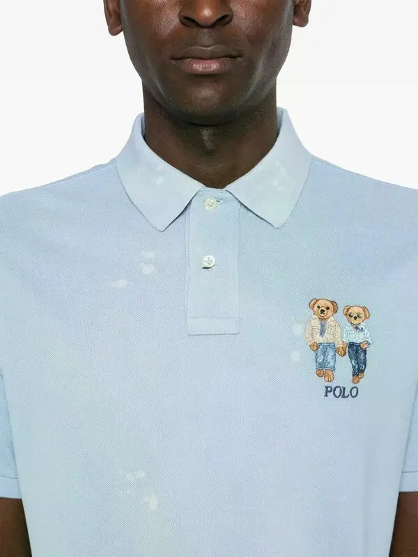 Polo Ralph Lauren Polo Bear-embroidered Polo Shirt