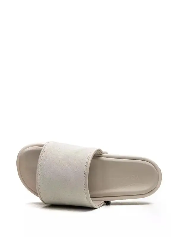 Y3 Leather Slides - Neutrals