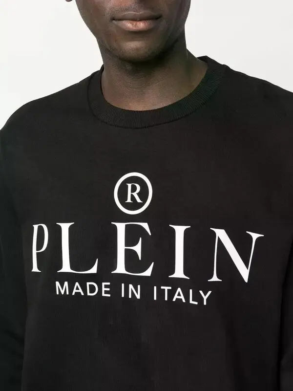 Philipp Plein Logo-print Cotton Jumper
