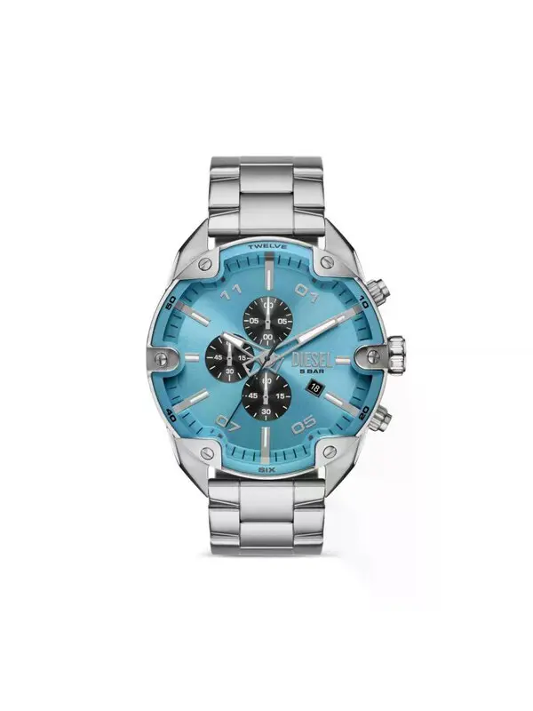DIESEL® 49mm Chronograph Bracelet Watch - Blue