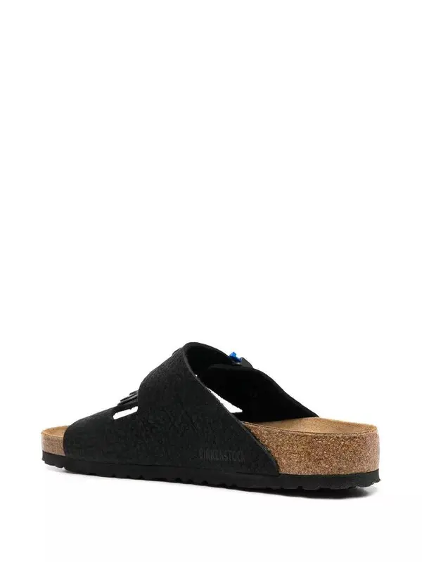 BIRKENSTOCK Double-buckle Leather Sandals - Black