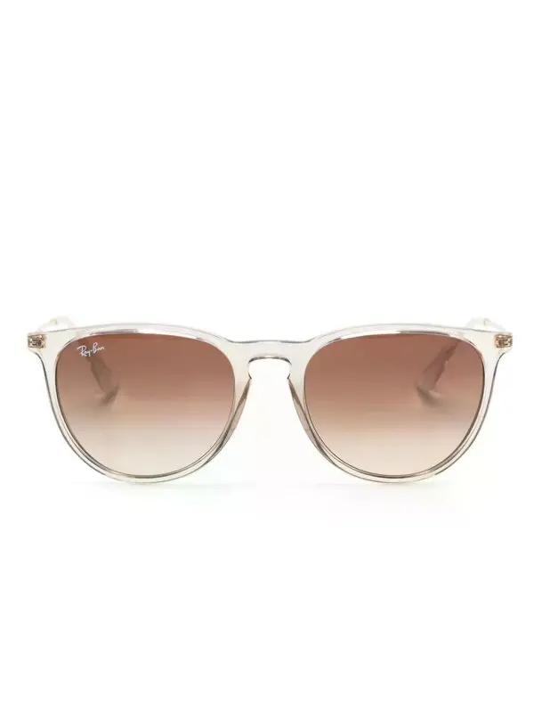 Ray-ban Erika Round-frame Glasses - Brown