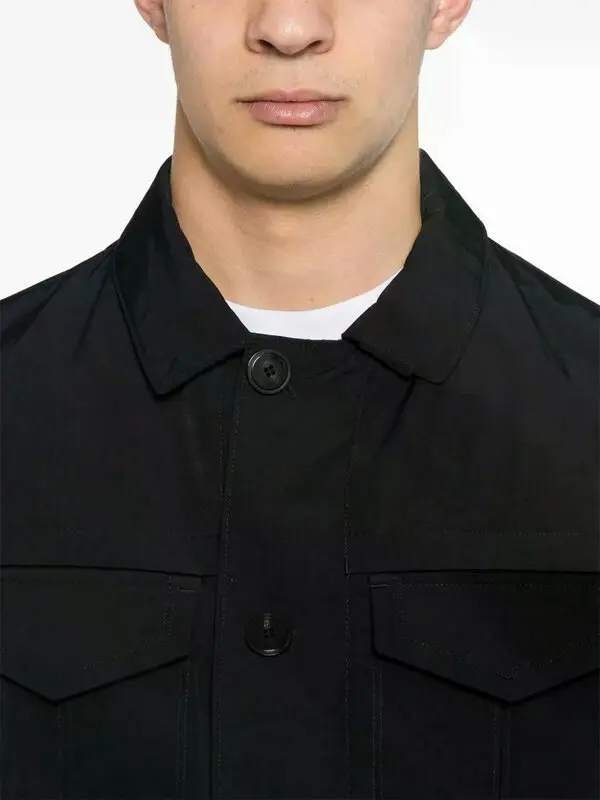 Peuterey Logo-appliqué Shell Jacket - Blue