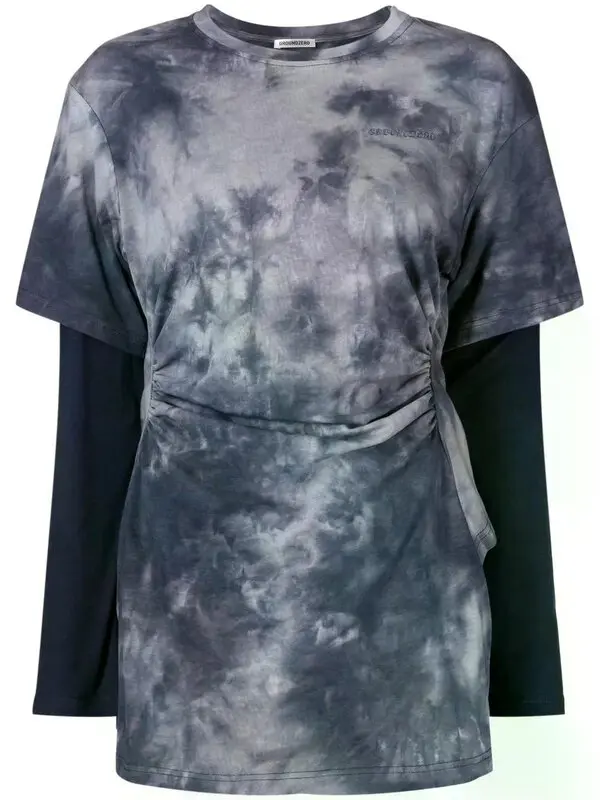 GROUND ZERO Tie-dye Long-sleeve T-shirt