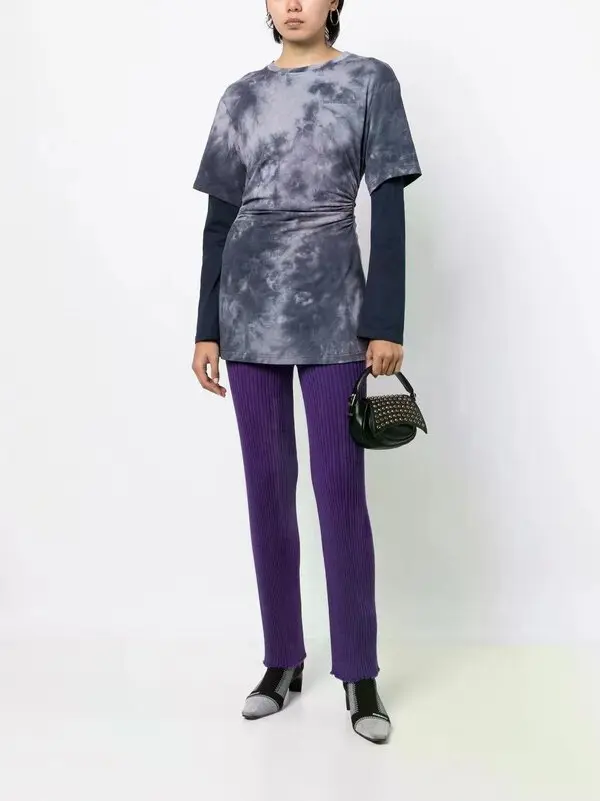 GROUND ZERO Tie-dye Long-sleeve T-shirt