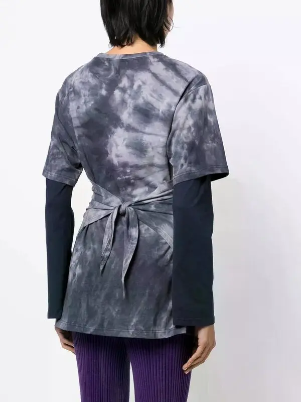 GROUND ZERO Tie-dye Long-sleeve T-shirt