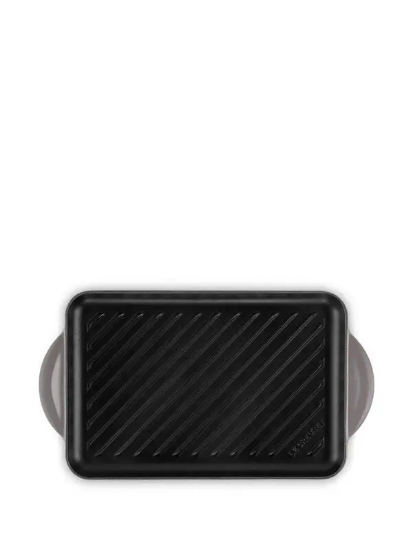 LE CREUSET Traditional Rectangular Grill - Black