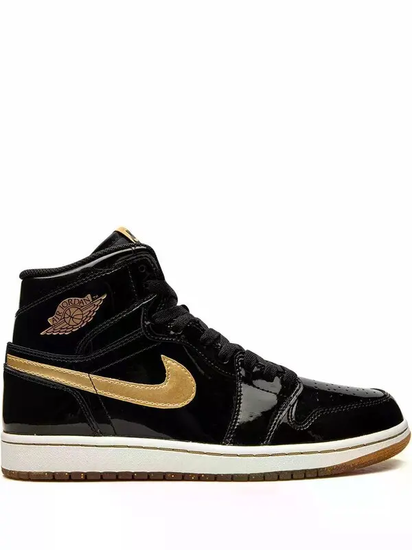 JORDAN Air 1 Retro High Og Sneakers - Black