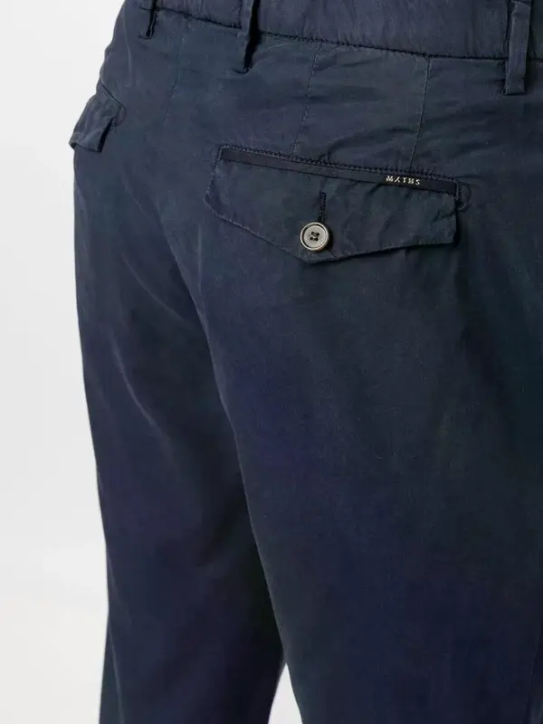 MYTHS Slim-fit Chino Trousers - Blue