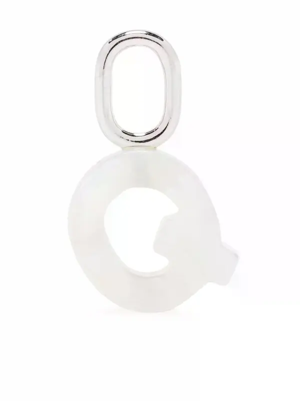 MARIA BLACK Lucid Letter Q Charm - White