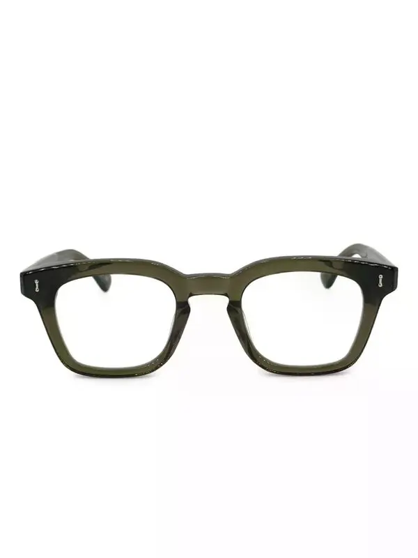 PETER AND MAY Square-frame Glasses - Green