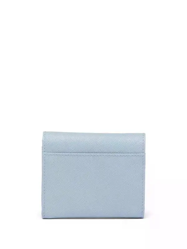 Prada Small Leather Wallet - Blue