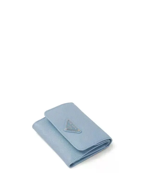 Prada Small Leather Wallet - Blue