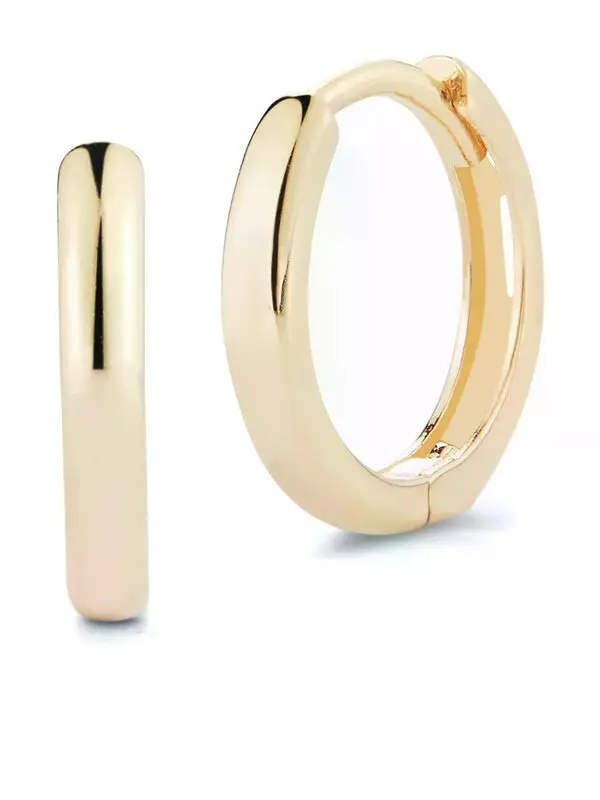 Mateo 14kt Yellow Small Hoop Earrings - Gold