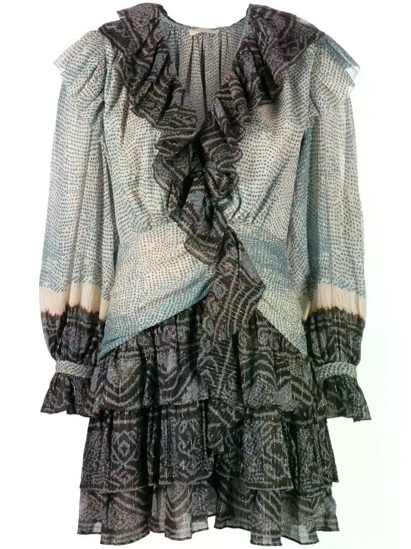 Ulla Johnson Sara Ruffled Mini Dress