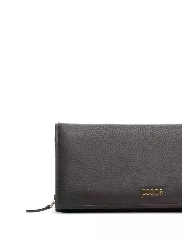 POCHE PARIS Leather Wallet - Brown