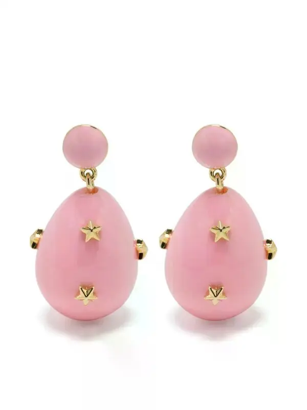 ESHVI Galaxy Drop Earrings - Pink