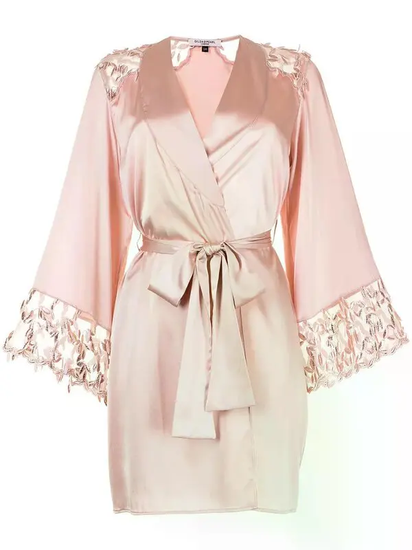 GILDA & PEARL Tallulah Short Robe - Pink