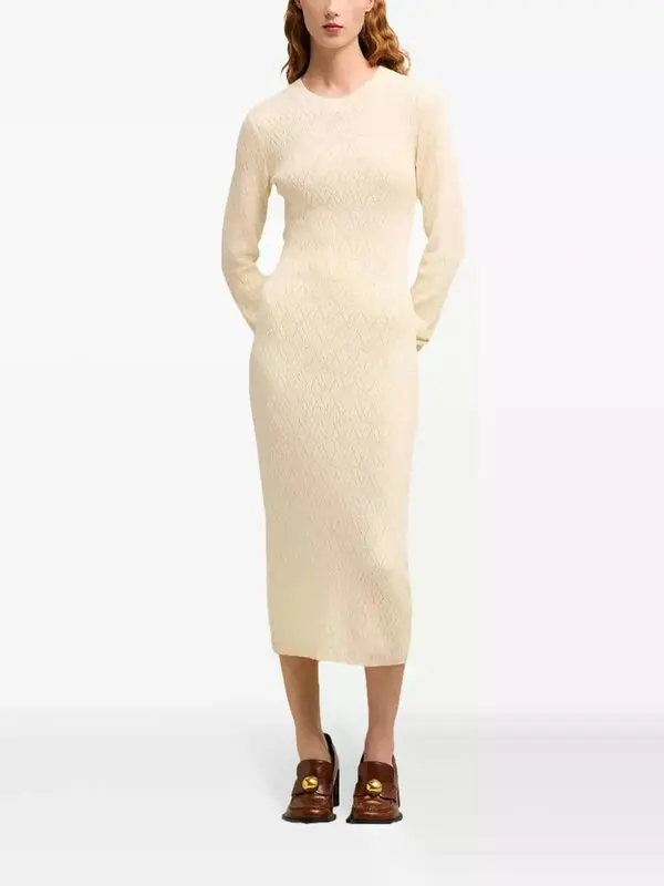 AMI Paris De Coeur Midi Dress