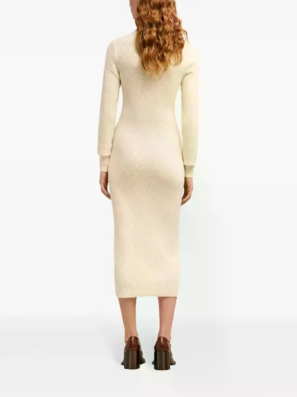 AMI Paris De Coeur Midi Dress