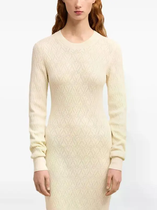 AMI Paris De Coeur Midi Dress