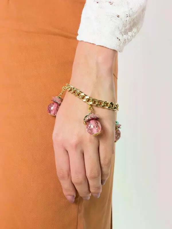 AMIR SLAMA Interchangeable Bracelet And Drop Pendant Earrings Set