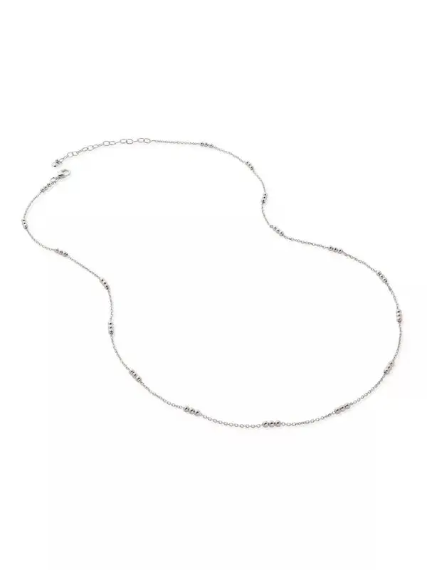 Monica Vinader Triple Beaded Chain Necklace