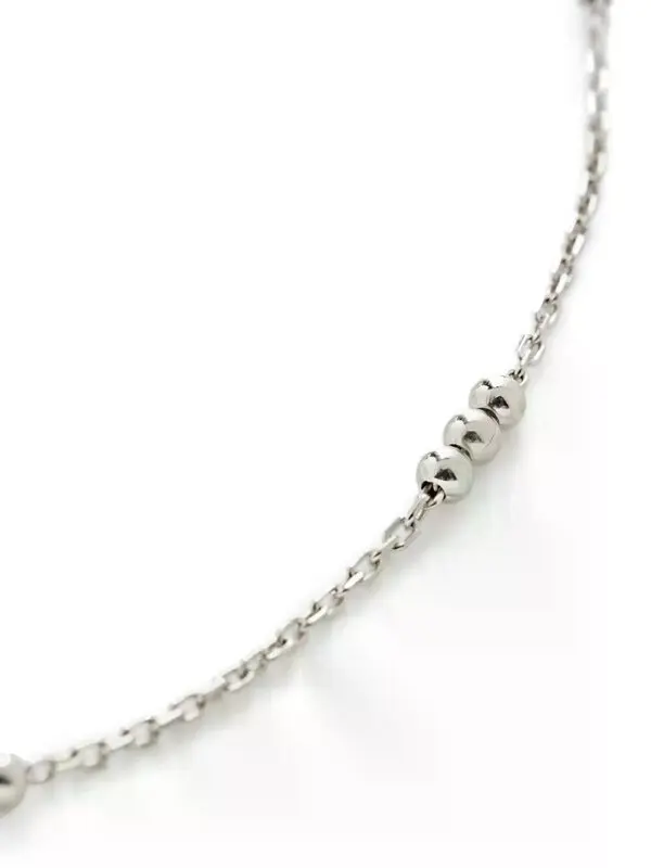 Monica Vinader Triple Beaded Chain Necklace