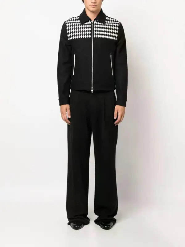 Amiri Diamond-embroidered Work Jacket