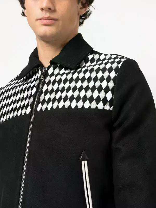 Amiri Diamond-embroidered Work Jacket