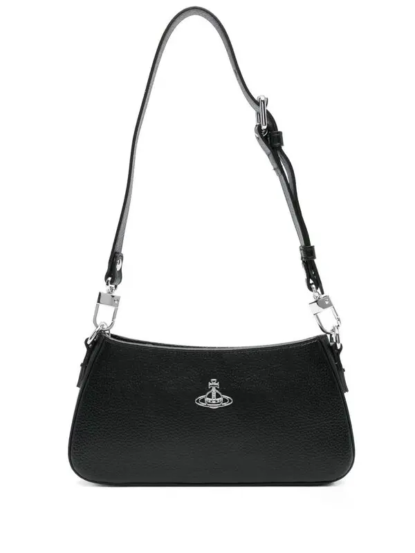 VIVIENNE WESTWOOD Orb-plaque Leather Shoulder Bag